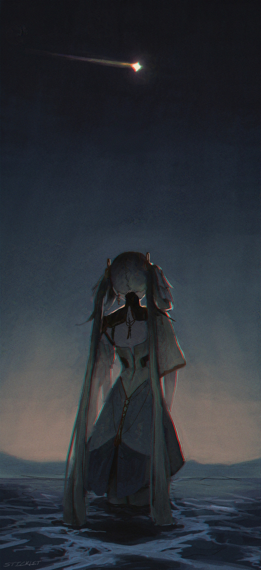 Safebooru - 1girl arms at sides backless outfit black shrug bow ...