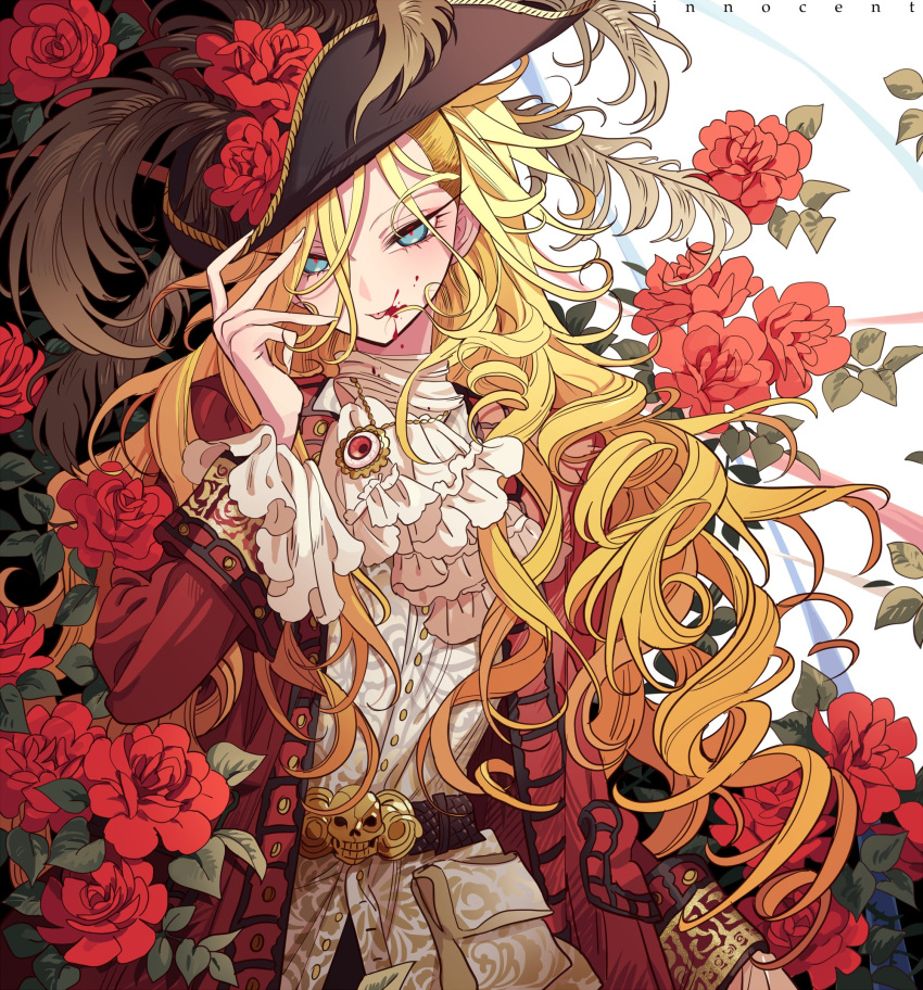 Safebooru - 1girl ascot bad id bad twitter id belt bicorne black belt black hat blonde hair ...
