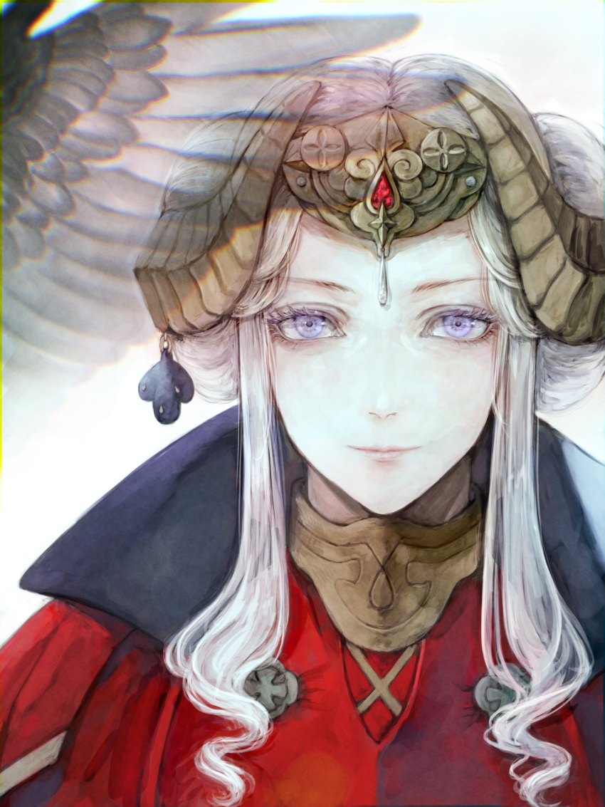 Safebooru - 1girl absurdres black wings commentary request edelgard von ...