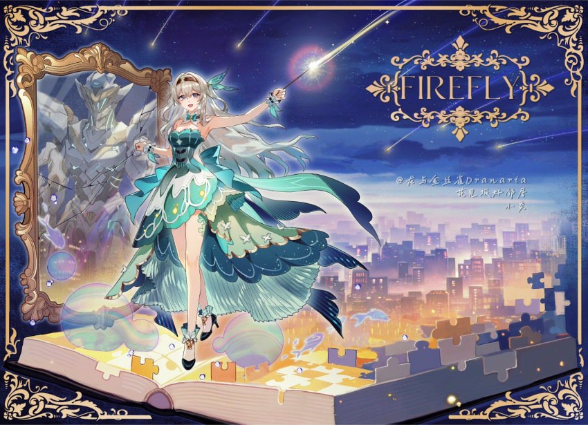 Safebooru - 1girl :d armor armpits black hairband bracelet breasts ...