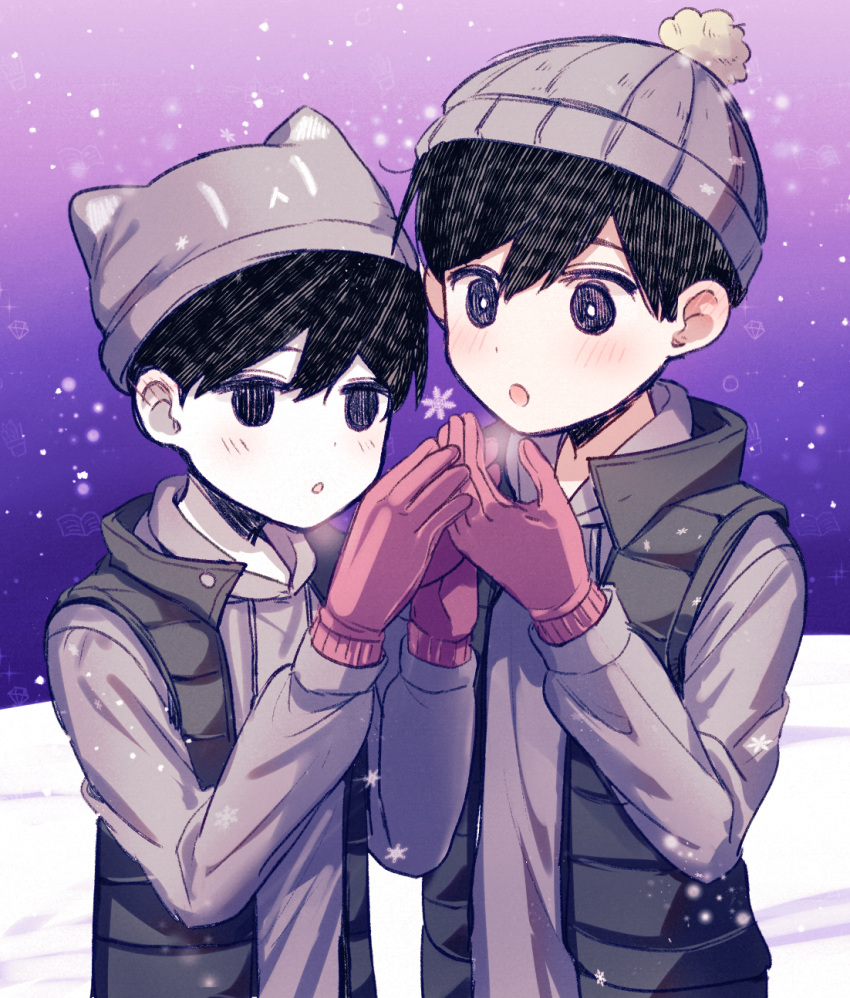 Safebooru - alternate costume black eyes black hair coat colored skin ...