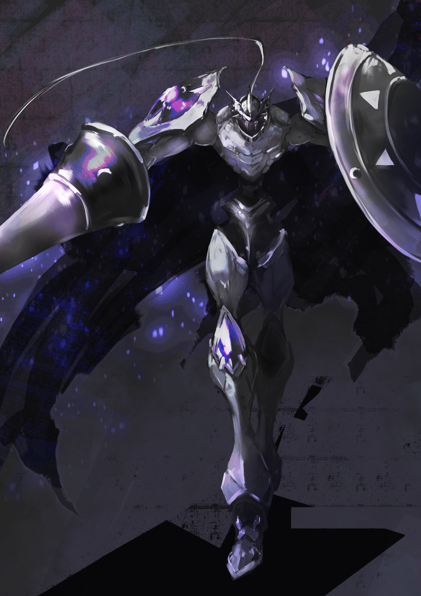 Safebooru - absurdres armor cape chaosdukemon dark knight digimon ...