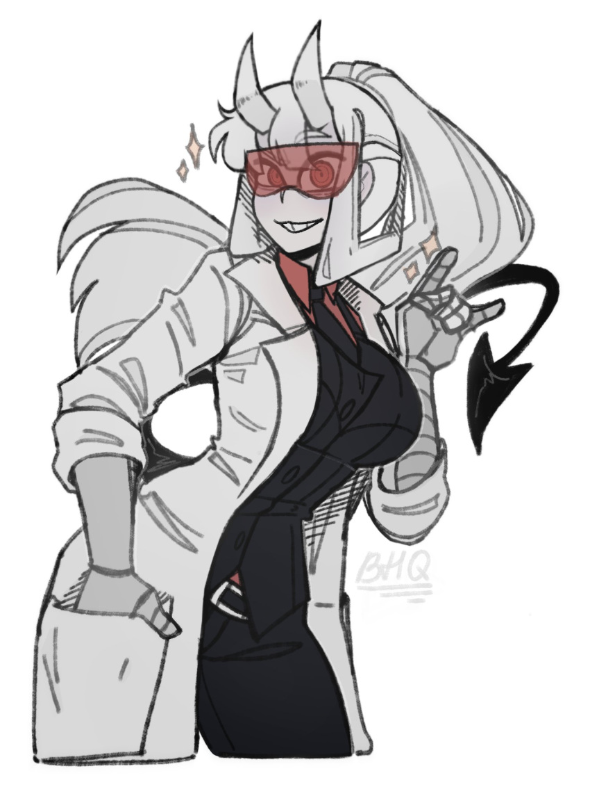 Safebooru - 1girl \n/ artist name belt black belt black jacket black necktie black pants ...