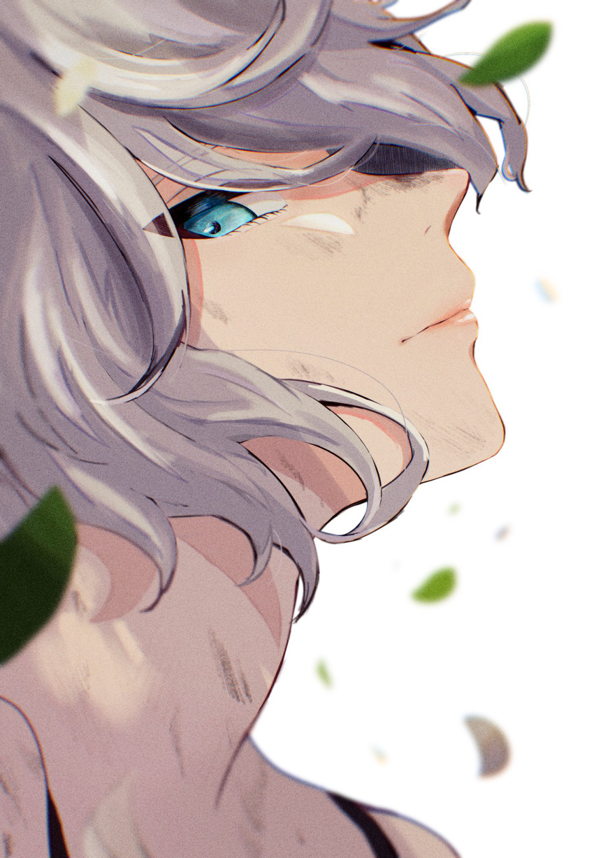Safebooru - 1girl a2 (nier:automata) android blue eyes close-up closed mouth commentary request ...