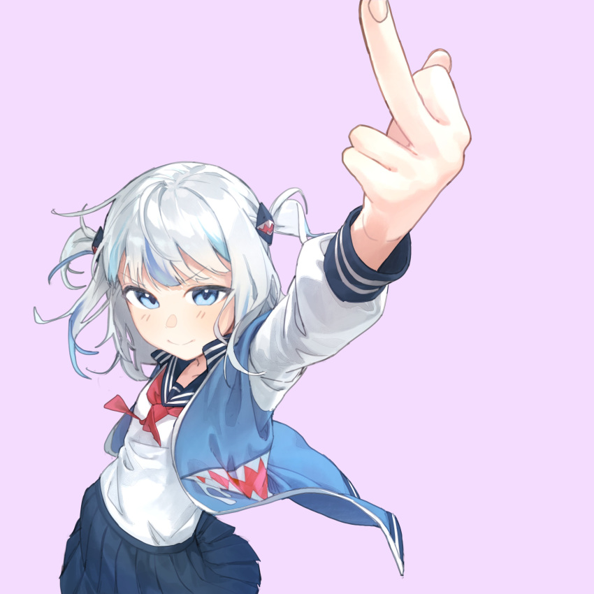 Safebooru - 1girl absurdres blue eyes blue sailor collar foreshortening ...