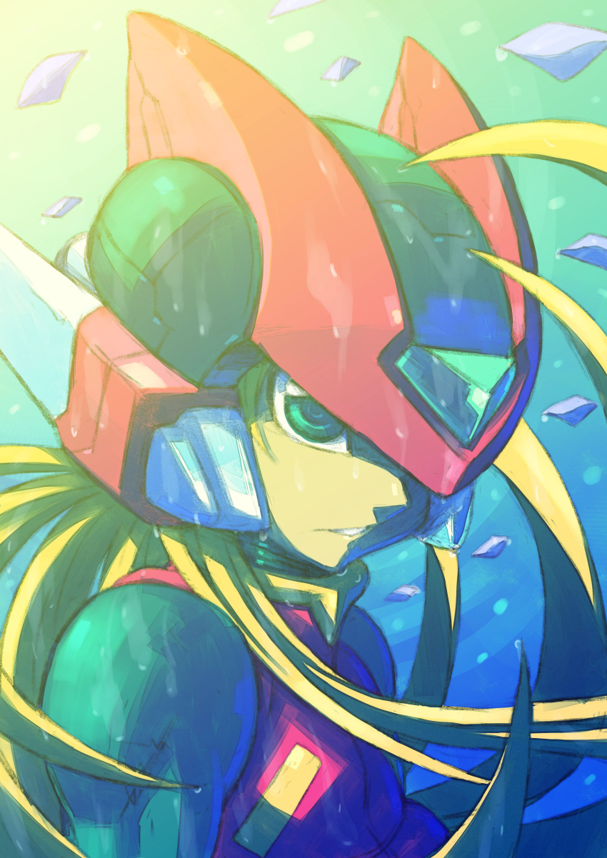 Safebooru - 1boy absurdres armor blonde hair forehead jewel hashtag ...