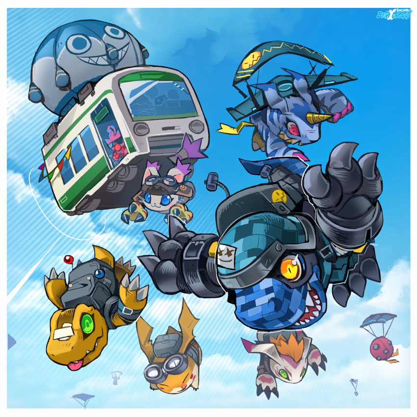 Safebooru - agumon botamon cat commandramon digimon digimon (creature ...