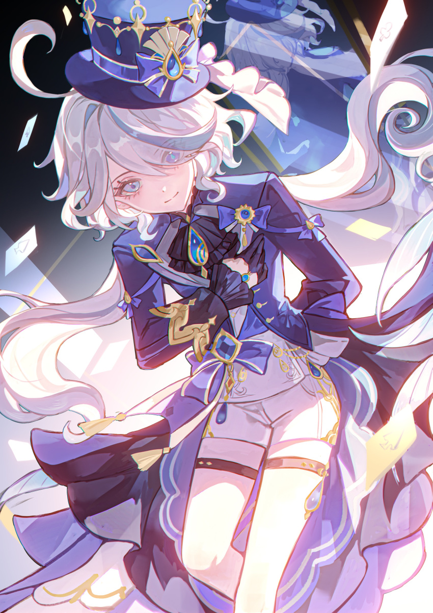 Safebooru - 1girl absurdres arm behind back bloom closed mouth feet out ...