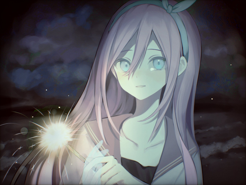 Safebooru - 1girl aubrey (faraway) (omori) aubrey (omori) blue eyes ...