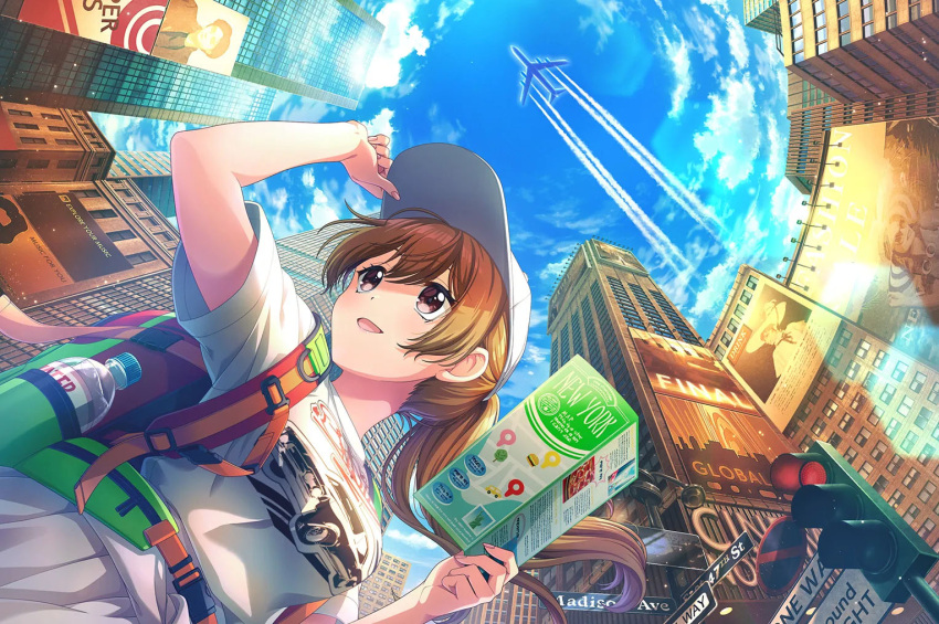 Safebooru - brown eyes brown hair d4dj dress long hair smile yamate kyouko | 5040805