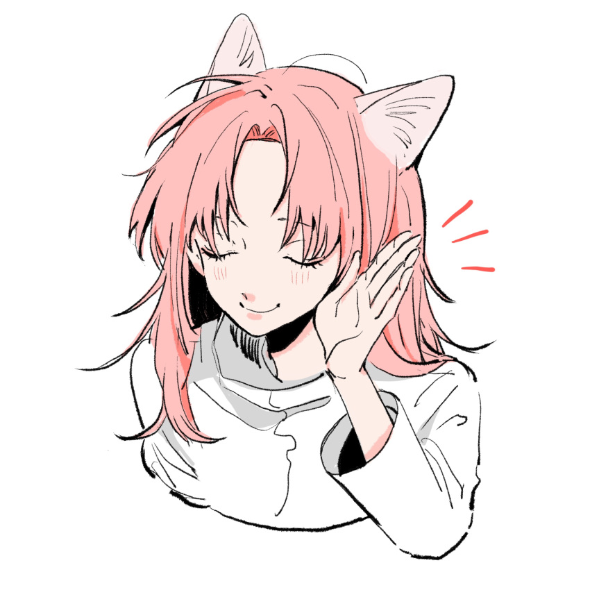 Safebooru - 1boy animal ears cat boy cat ears closed eyes closed mouth ...