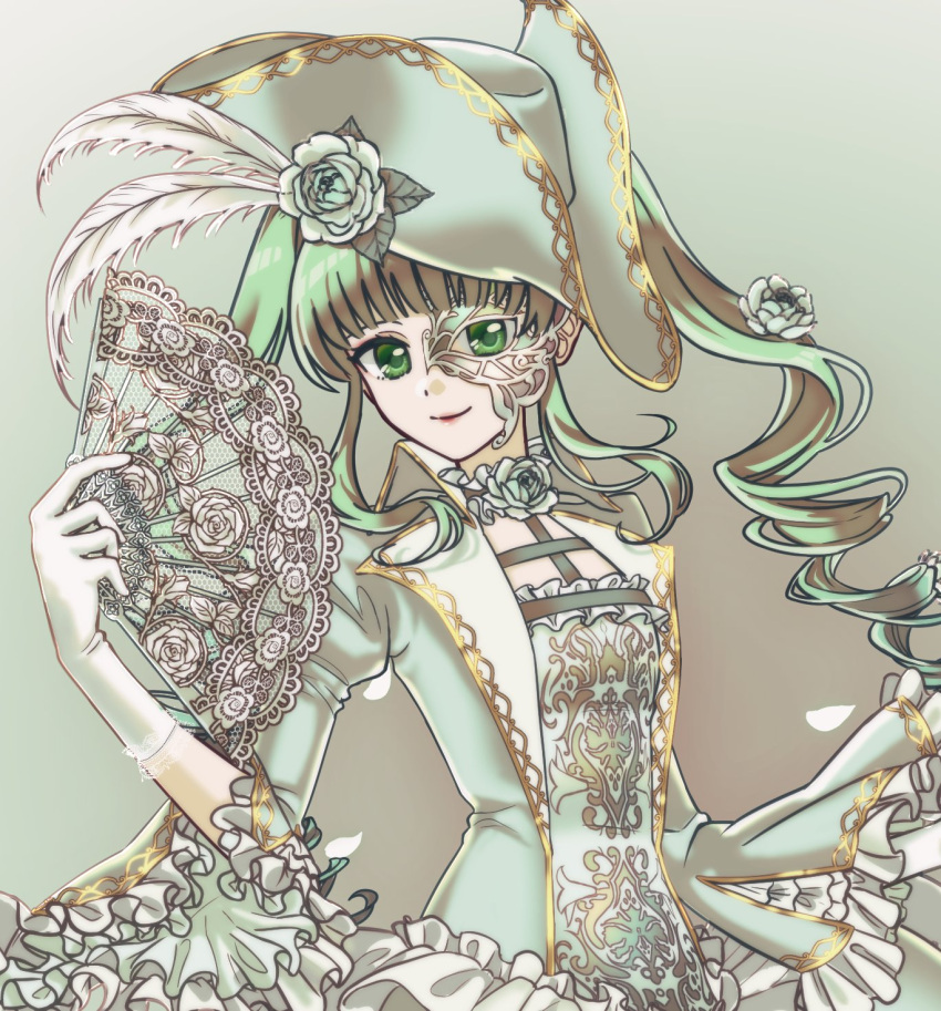 Safebooru - 1girl adapted costume alternate costume choker collar dress drill hair flower flower ...