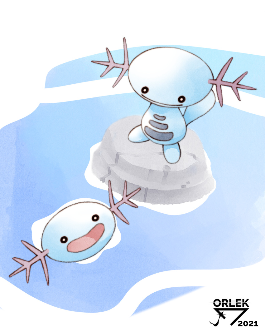 Safebooru - :d absurdres artist name black eyes bright pupils closed ...