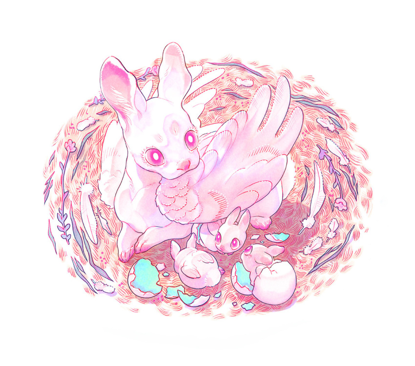 Safebooru - 4others animal bird bird wings bright pupils chick creature ...