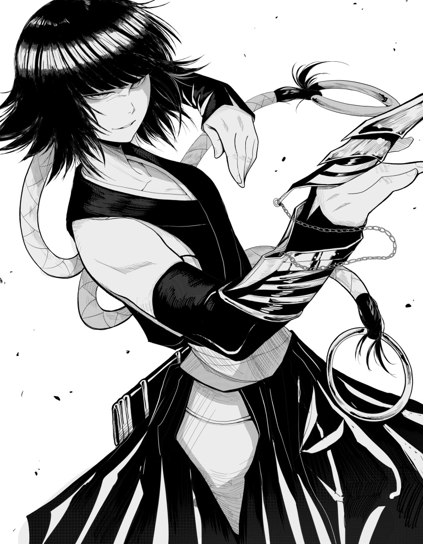 Safebooru - 1girl absurdres arm warmers bare shoulders black arm ...