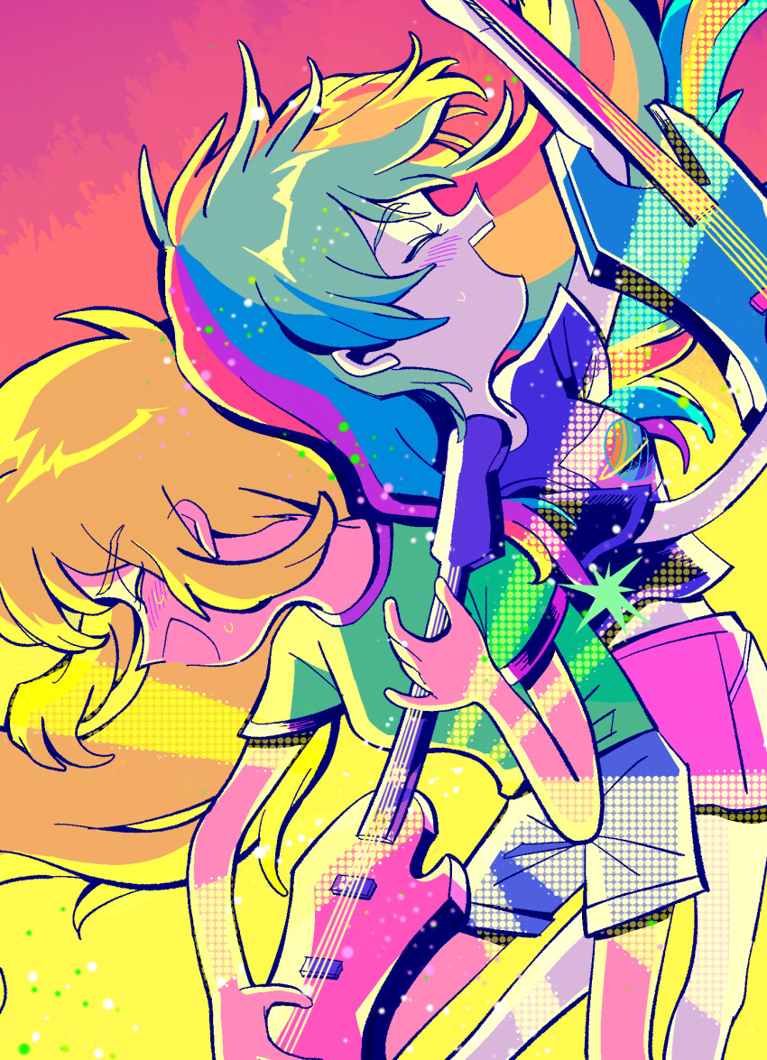 Safebooru - 2girls applejack applejack (equestria girls) back-to-back ...