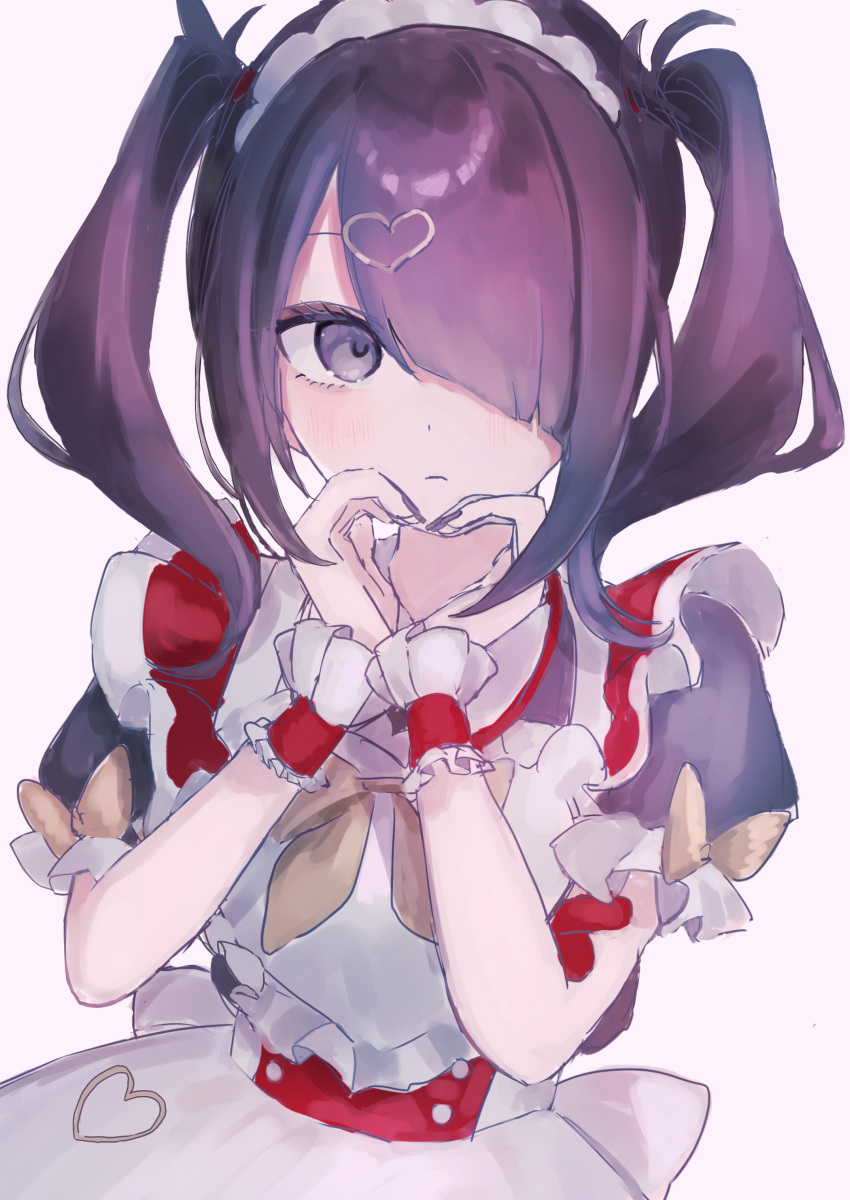 Safebooru - 1girl absurdres ame-chan (needy girl overdose) apron black dress black eyes black ...