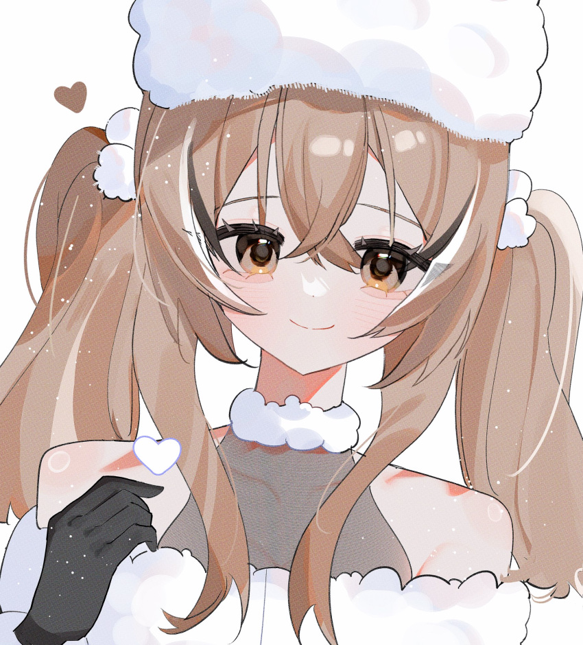 Safebooru - 1girl alternate costume alternate hairstyle black gloves brown eyes brown hair ...