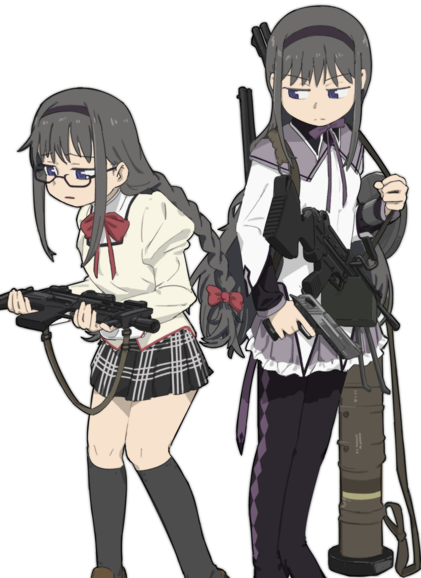 Safebooru - 1girl aged down akemi homura black hair black hairband ...