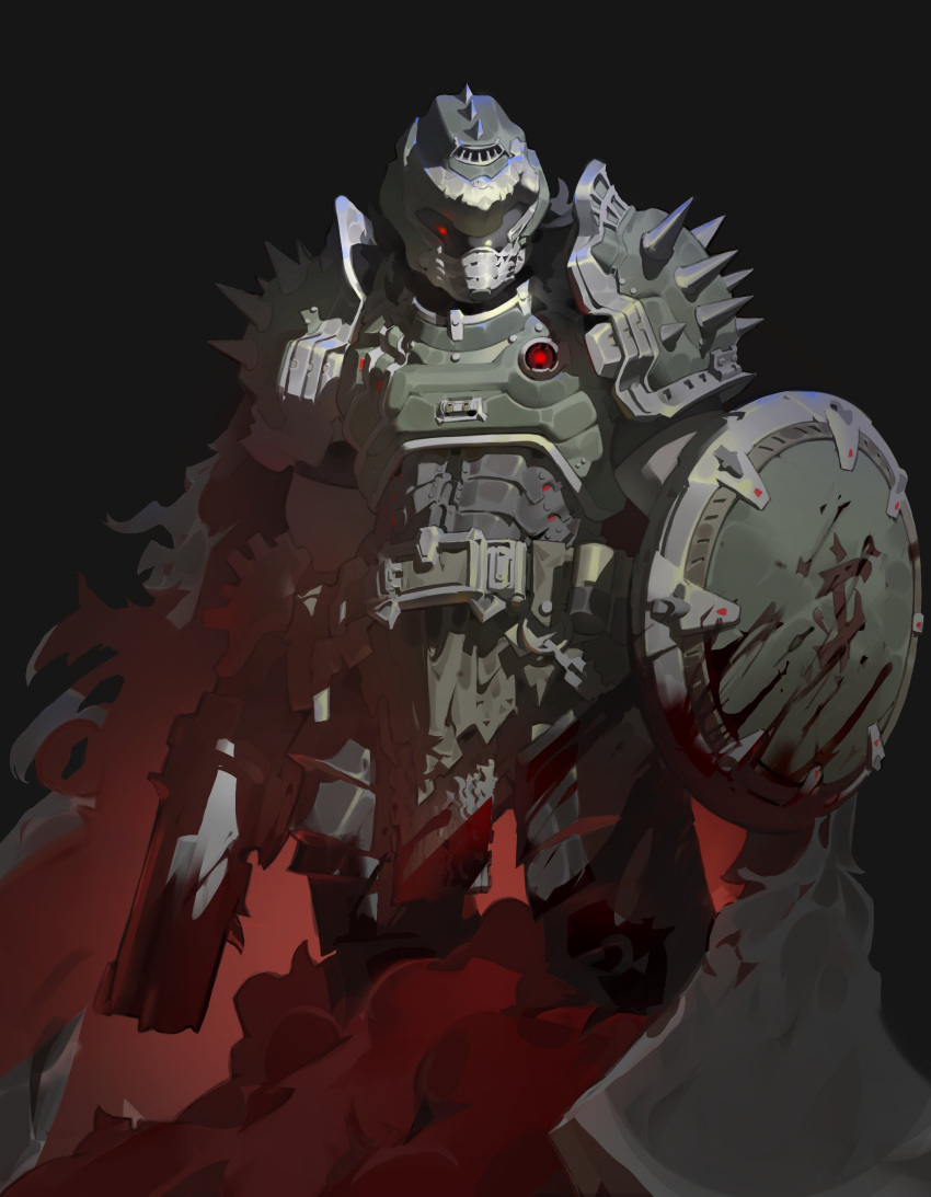 Safebooru - 1boy absurdres armor assault visor belt doom: the dark ages ...