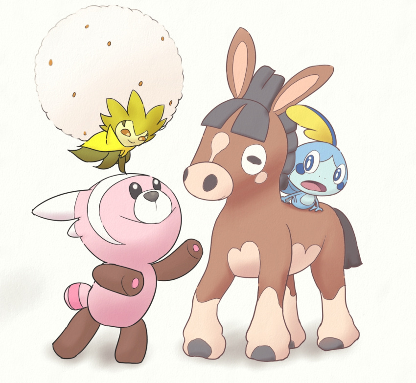 Safebooru - black eyes blue eyes colored sclera eldegoss horseback ...