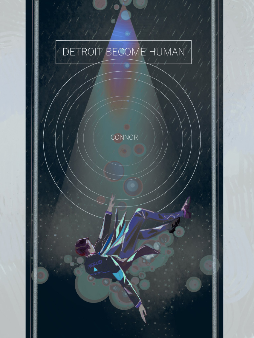 Safebooru - 1boy black pants black suit blue necktie brown footwear ...