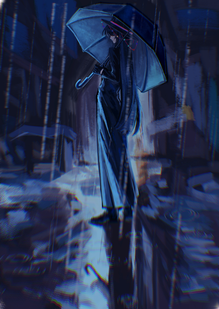 Safebooru - 1boy absurdres beads black coat black footwear black gloves black hair black hat ...