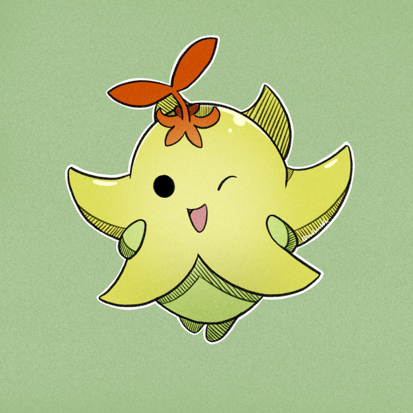 Safebooru - digimon digimon (creature) floating green background ...