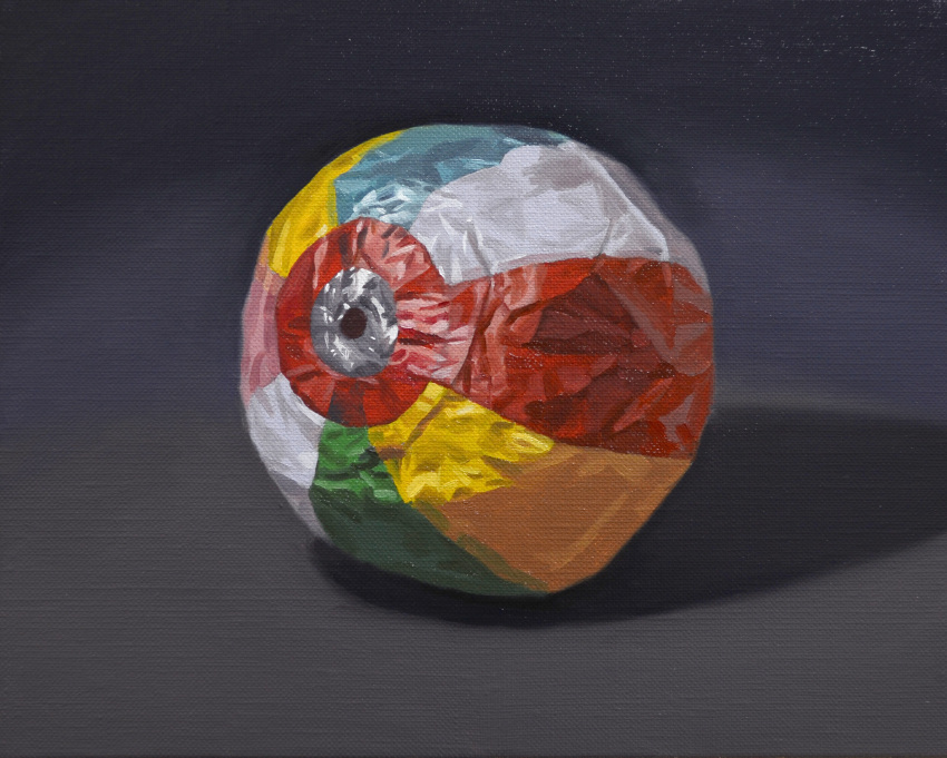 Safebooru - absurdres ball blue background close-up commentary request ...