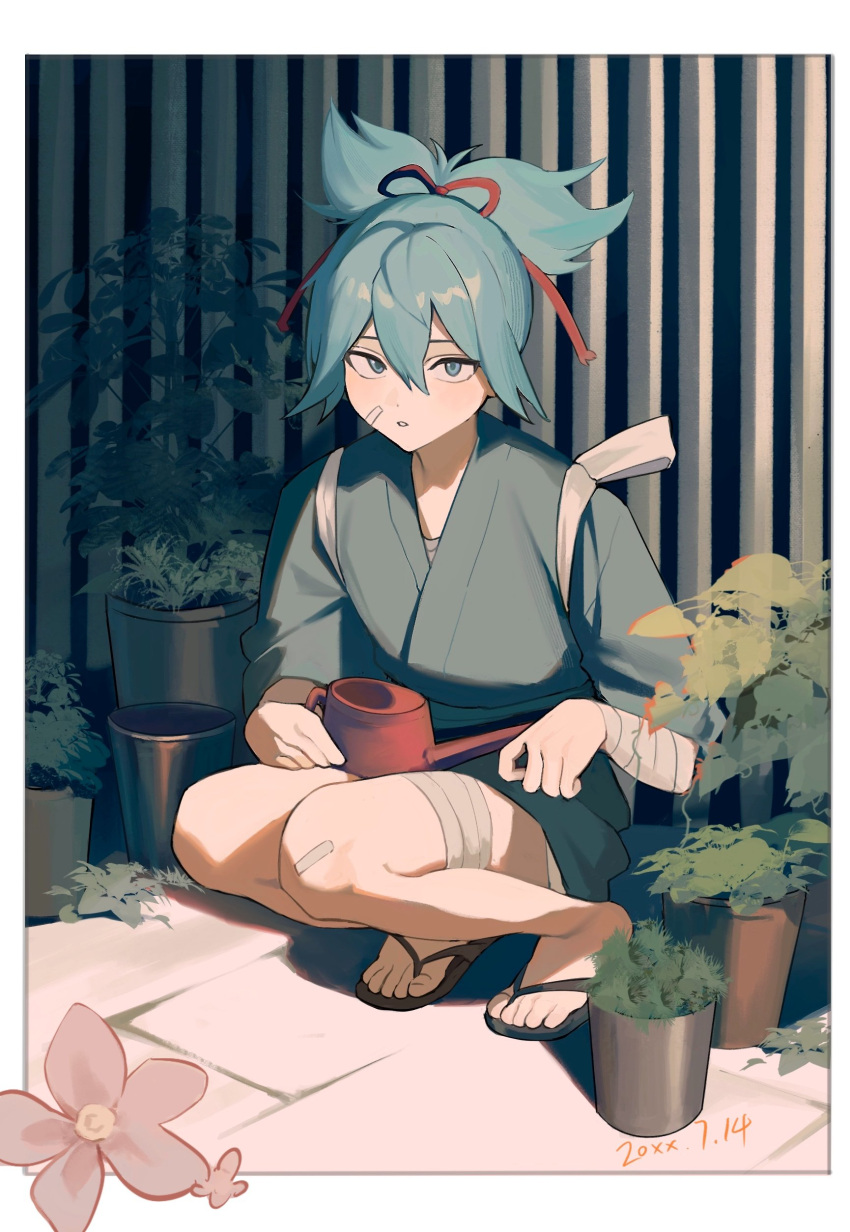 Safebooru - aartipham34098 absurdres bandaged arm bandaged leg bandages bandaid bandaid on cheek ...