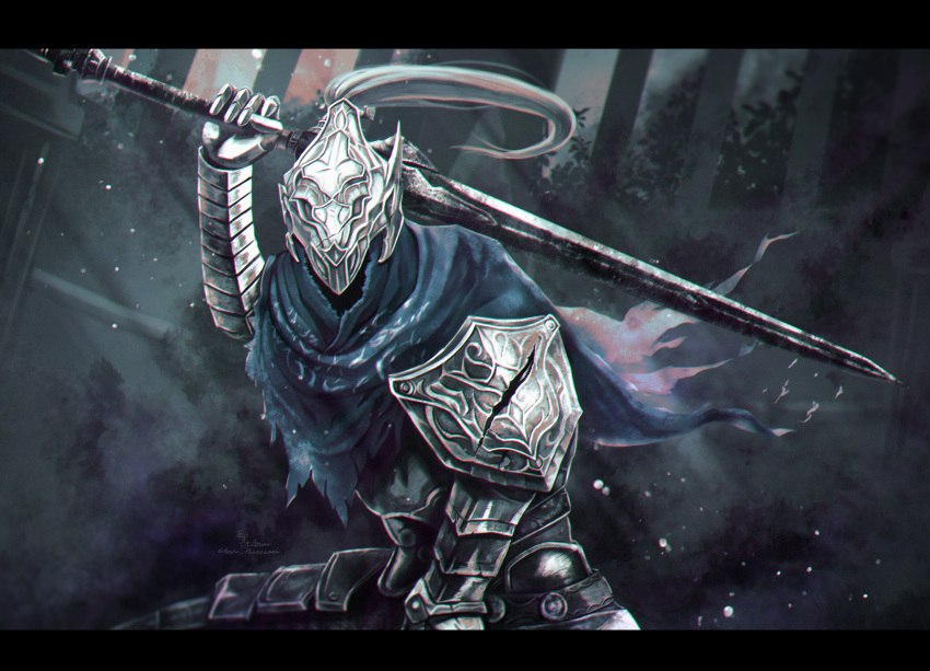 Safebooru - 1boy absurdres amazuya azuma armor artorias the abysswalker ...