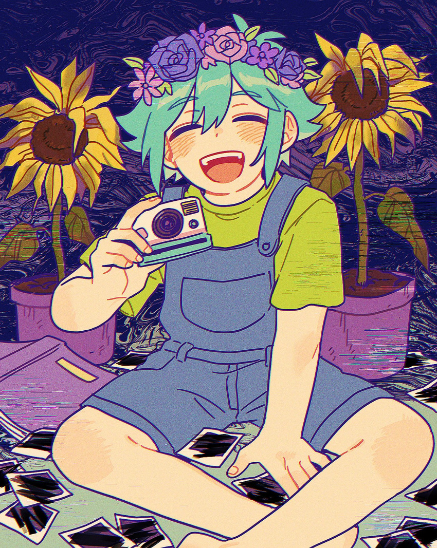 Safebooru - 1boy 2hyu 00 basil (faraway) (omori) basil (omori) blue ...