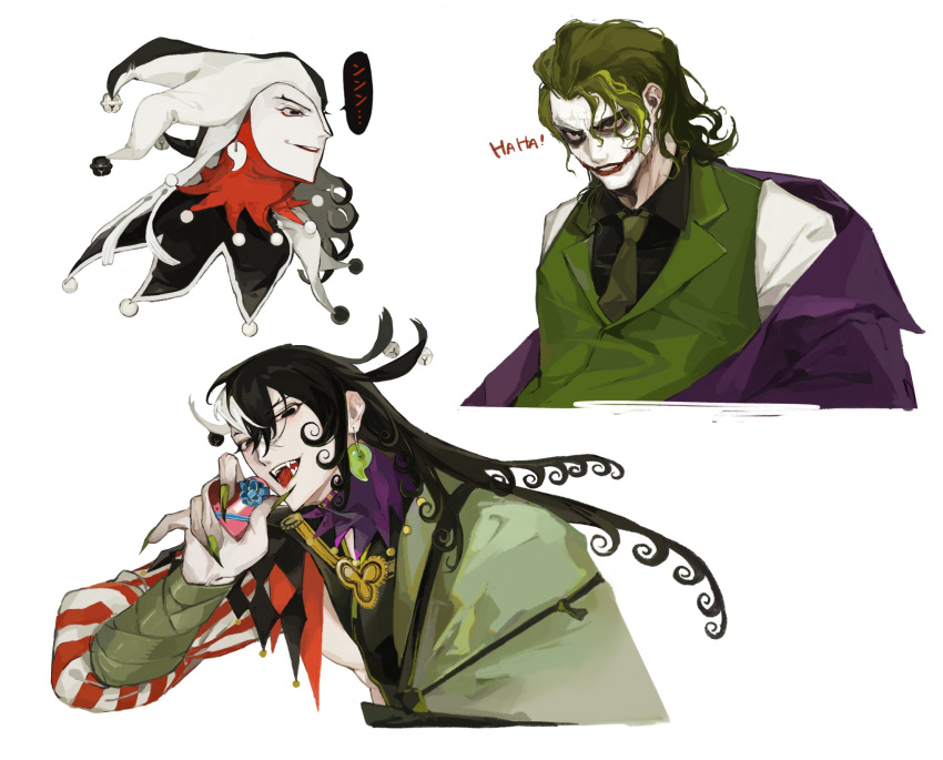 Safebooru - 1boy batman (series) black hair collage cosplay dc comics ...