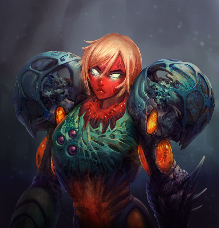 Safebooru - 1girl absurdres alternate costume bad end biopunk blonde ...