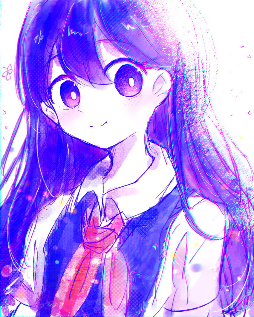 Safebooru - 1girl absurdres colored skin highres long hair looking at viewer mari (headspace ...