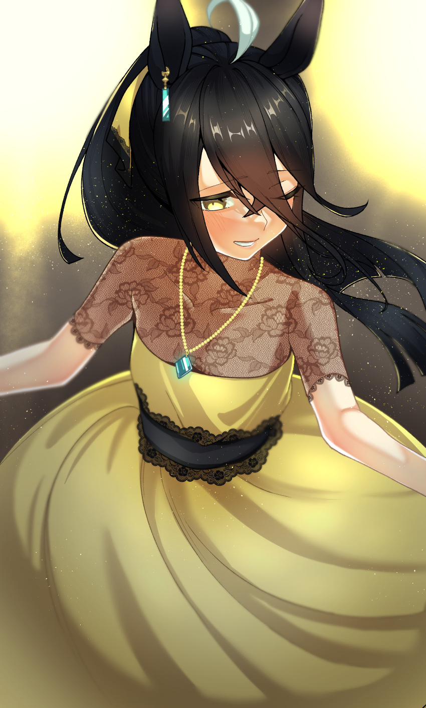 Safebooru - 1girl a4 (a4 eishi) absurdres ahoge alternate costume alternate hairstyle animal ...