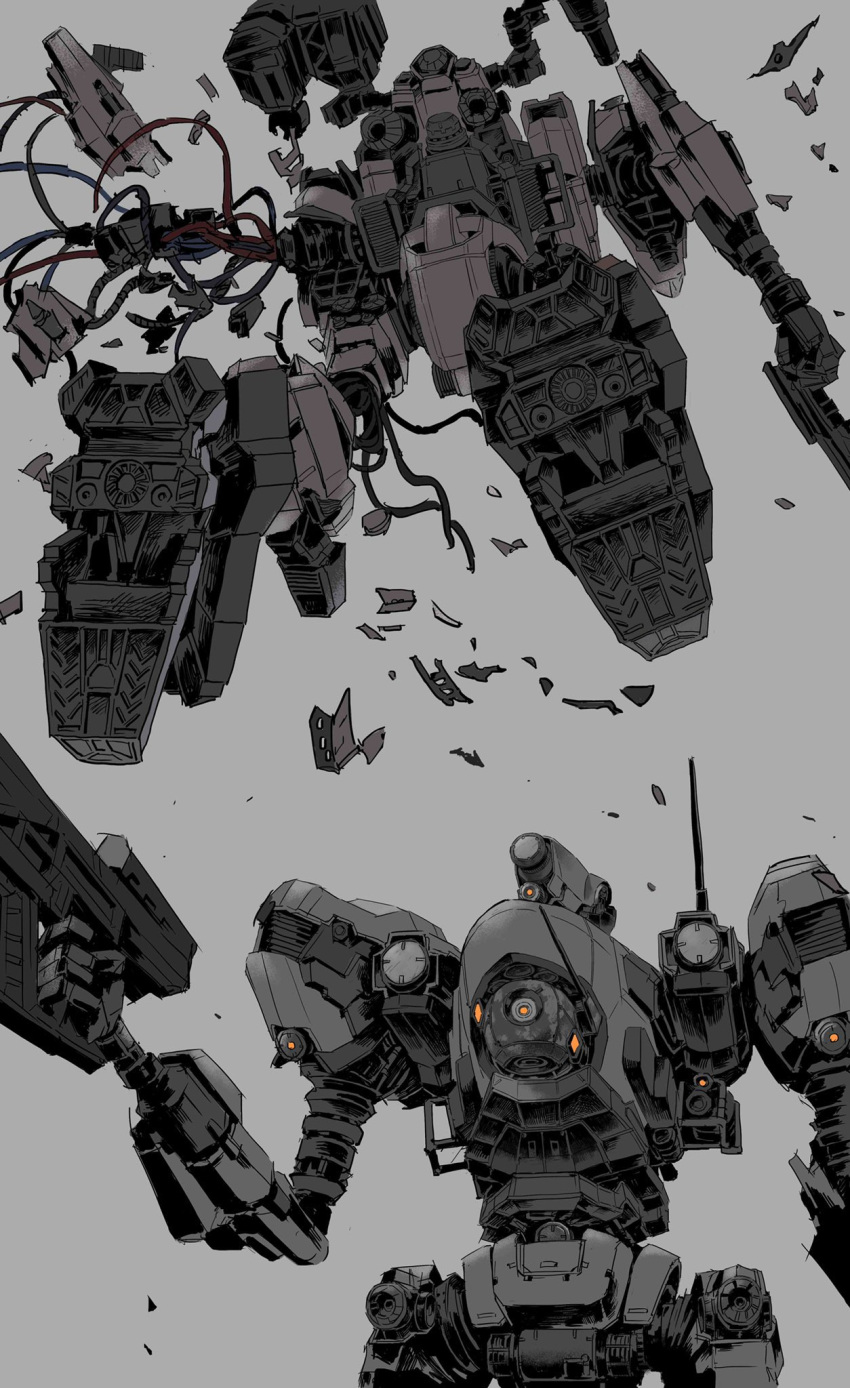 Safebooru - armored core armored core 6 battle damage cowboy shot from ...
