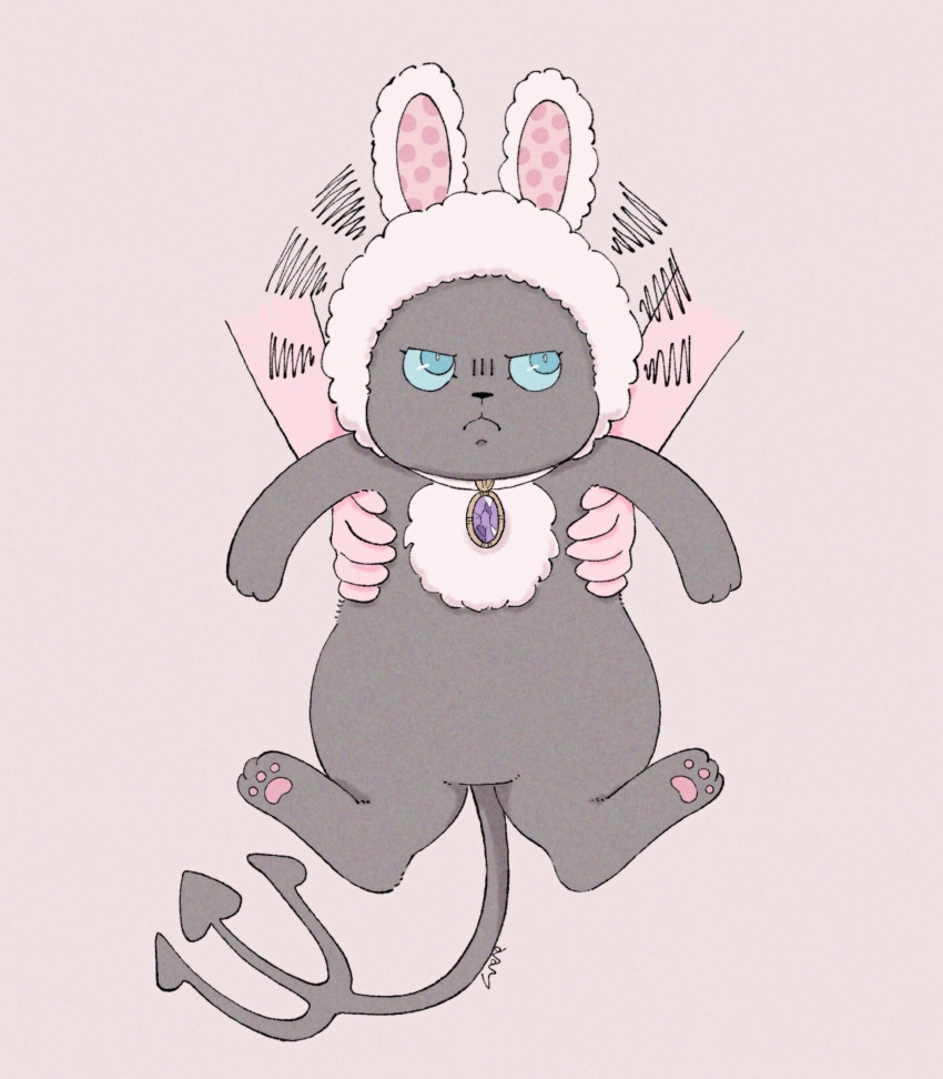 Safebooru - absurdres animal hat brown background cat creature ...