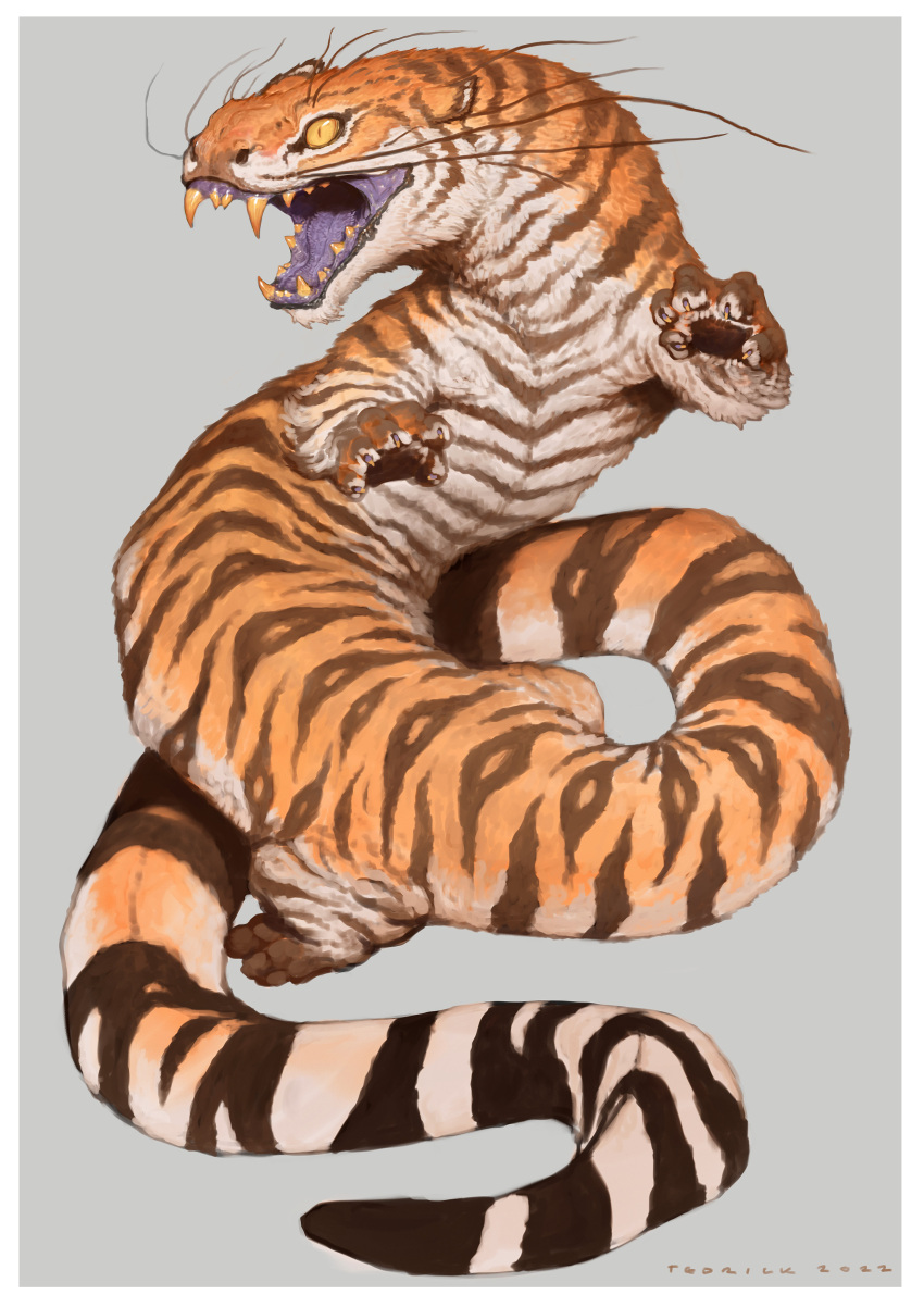 Safebooru - absurdres animal focus border chimera claws constricted ...