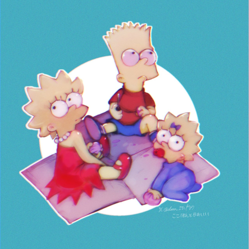 Safebooru - aqua background baby bare arms bare shoulders barnacle bart ...