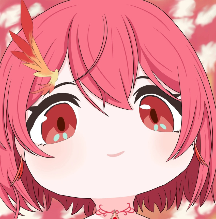 Safebooru - 1girl chiyu (synthesizer v) redhead short hair smirk ...