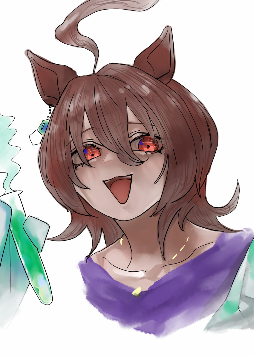 Safebooru - 1girl absurdres agnes tachyon (umamusume) ahoge animal ears brown hair chemical ...