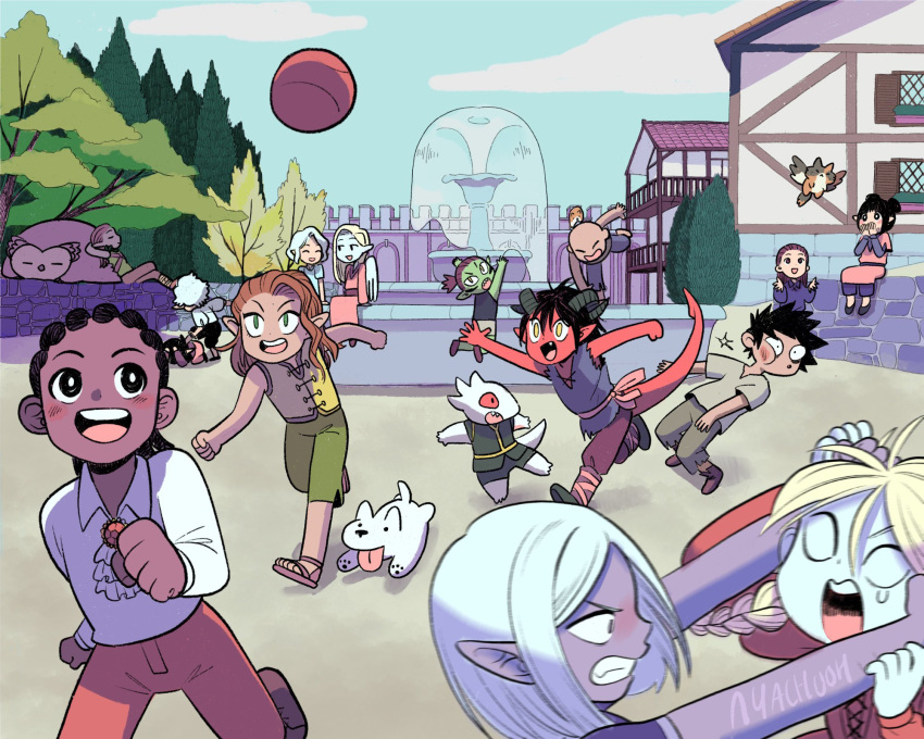 Safebooru - 6+boys 6+girls aged down artist name ascot astarion baldur's gate baldur's gate 3 ...