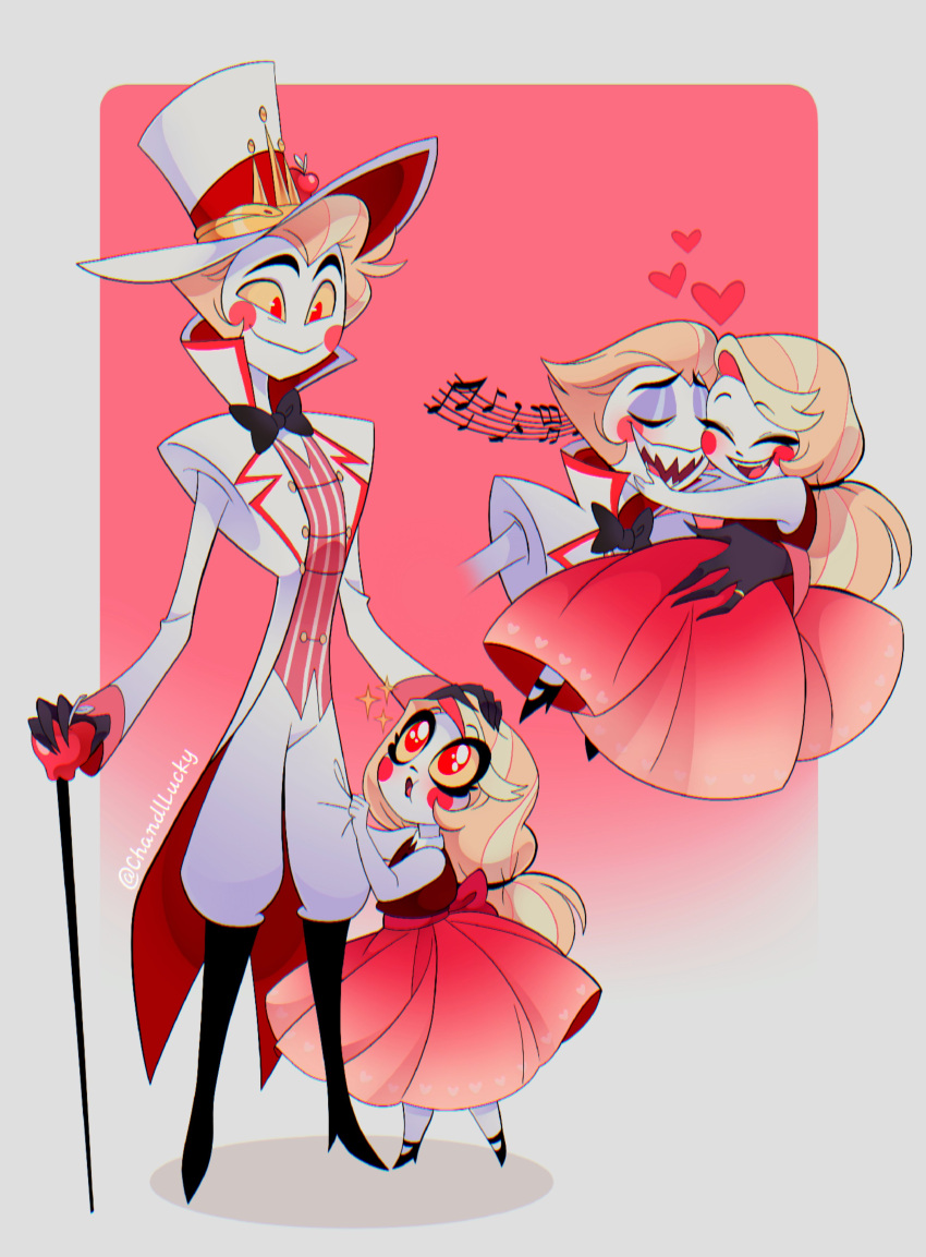 Safebooru - 1boy 1girl absurdres blonde hair chandllucky charlie ...