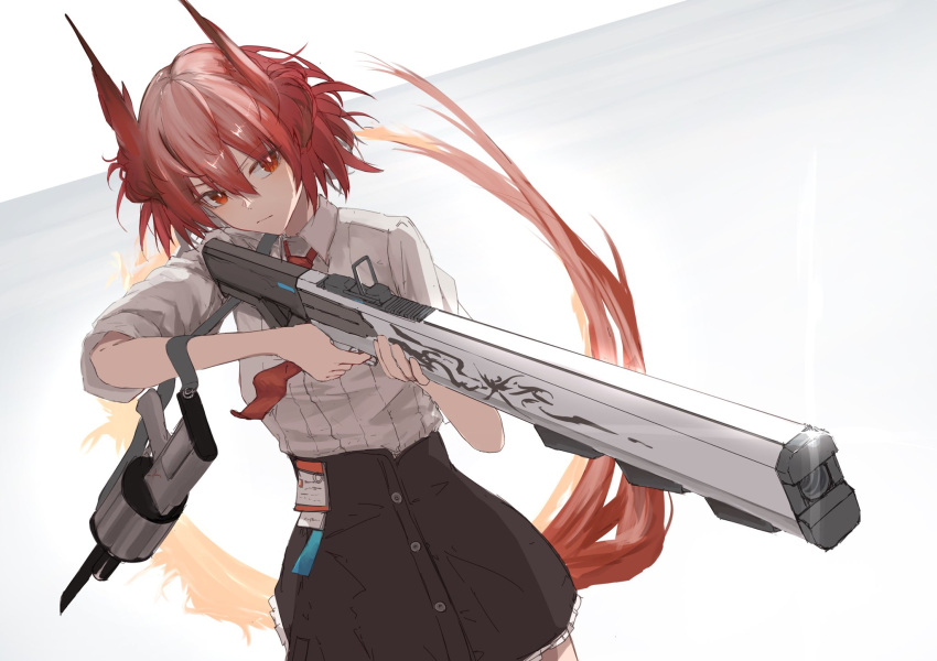 Safebooru - 1girl arknights black skirt cowboy shot fiammetta ...