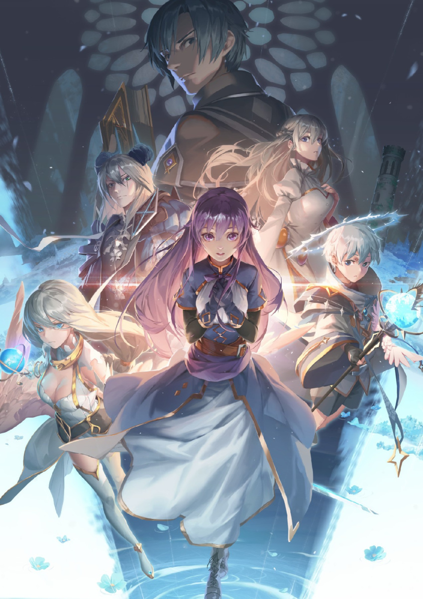 Safebooru - 3boys 3girls aphinor (eternal senia) balder (eternal senia ...