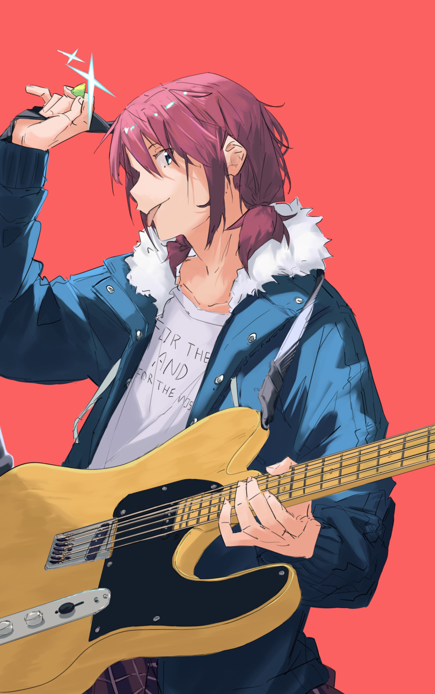 Safebooru - 1girl absurdres blue eyes blue jacket bow brown hair ...