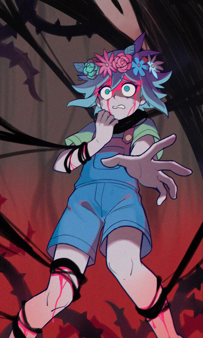 Safebooru - 1boy basil (headspace) (omori) basil (omori) blood blood on ...