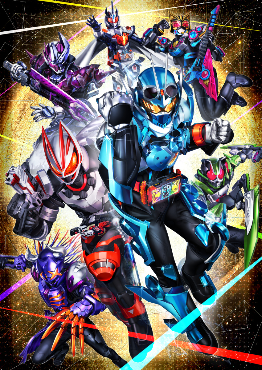 Safebooru - + + 2girls 5boys absurdres alchemisdriver animal ears ...