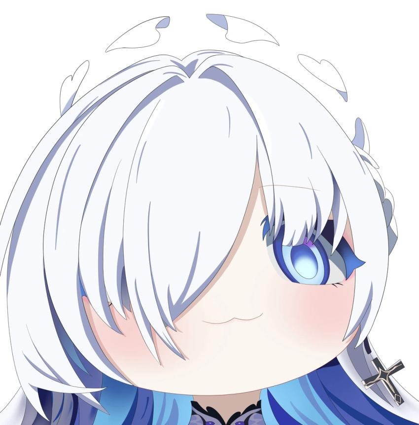 Safebooru - 1girl azur lane brennus (azur lane) hair over one eye halo ...